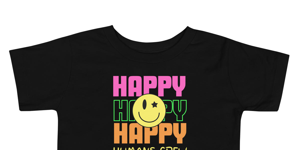Cool Kids Happy Humans Crew T-Shirt